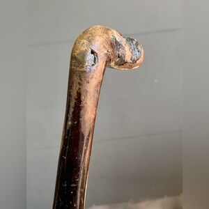 Art | 19th Century Antique Twisted Burley Wood Swagger Stick Cane ...
